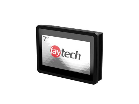 7 Capacitive Touch Monitor Rubber Frame Faytech