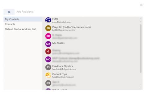 Outlook On The Web Address Book Sort Order Outlook Tips