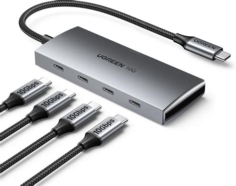 Ugreen 10gbps Usb C Hub 4 Ports Usb C 3 2 Gen 2 Hubs Type C Multiport