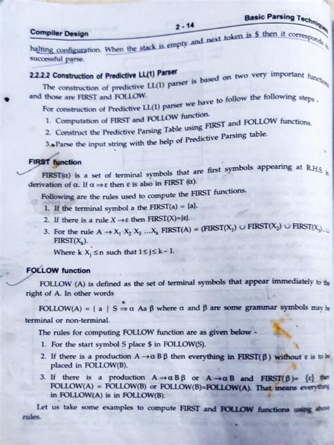 ll 1 parsing pdf