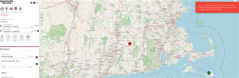 api route could not be found but maps finds one directions