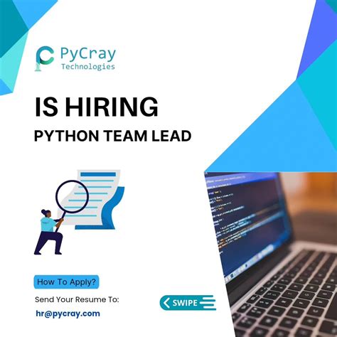 Pycray On Linkedin Hiring Hire Job Python Pythonprogramming