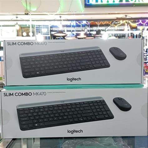 Promo Logitech Mk Slim Wirelles Combo Mouse Keyboard Original Resmi Diskon Di Seller
