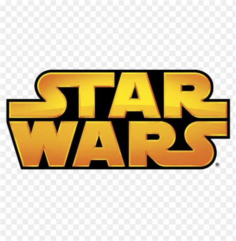 Classic Yellow Star Wars Logo Toppng