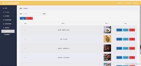 （附源码）计算机毕业设计ssm基于java的在线点餐系统在线点餐系统er图 Csdn博客