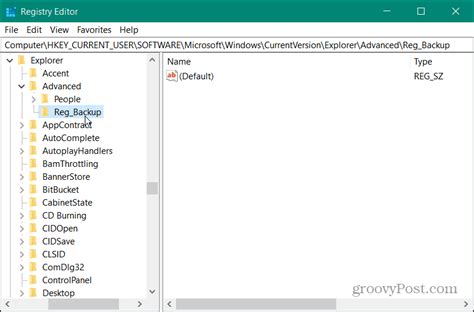 how to backup and restore specific windows registry keys