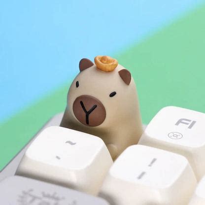 Capybara Keyboard Key Caps Kore Kawaii
