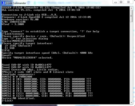 Debugging J Link Connection Error When Connecting From Kinetis Design Studio IDE Stack Overflow
