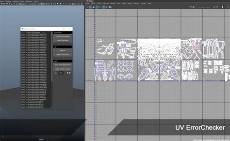 Uverrorchecker For Maya Detect Overlapped Uvs And Uvshell Crossed Udim Border — Polycount
