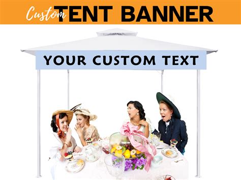 Custom Tent Banner Trade Show Functions Festivals Event Canopy