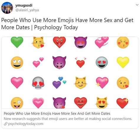People Who Use More Emojis Have More Sex JR Country