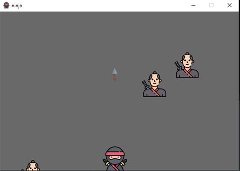 Github Ph Fox Ninja My First Ninja Shooting Game Created With Python Pygame