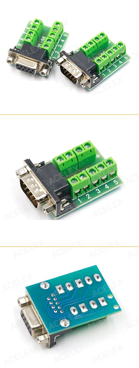 DB Male Female Adapter Signals Terminal Module RS Serial To Terminal DB Connector ASK