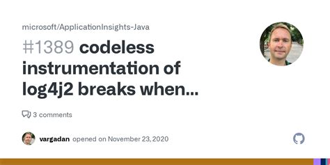 Codeless Instrumentation Of Log4j2 Breaks When