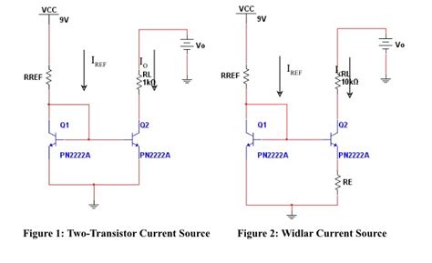 Solved Part I The Two Transistor Current Source 1 Design A Chegg Com
