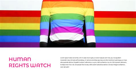 Lgbt 권리 회사 프로필 Ppt 템플릿