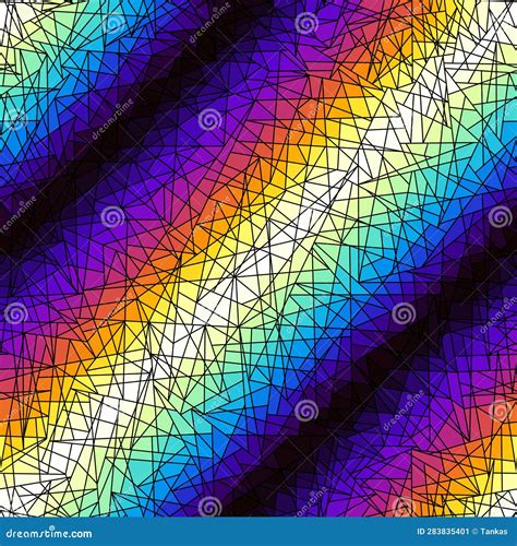 Geometric Abstract Pattern In Low Poly Style Stock Illustration Illustration Of Background