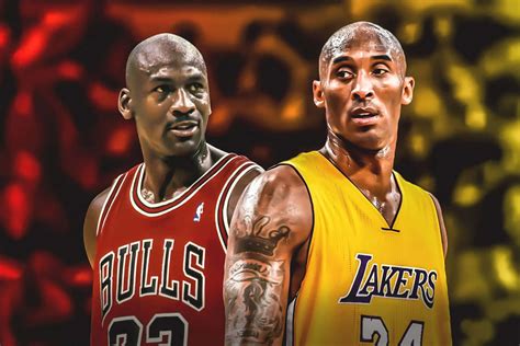 Kobe Bryant And Michael Jordan Poster