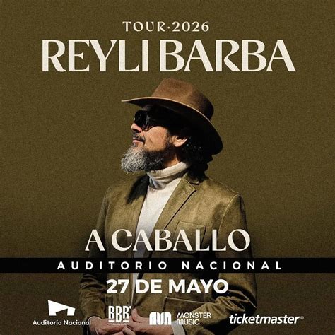 Reyli Barba A Caballo Tour 2026 En Cdmx • Eventos En Cdmx