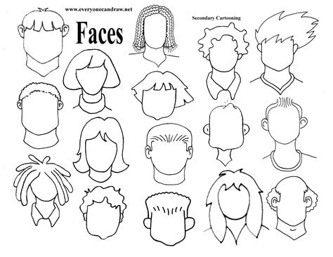 Secondary Heads The Easiest Funny Face Drawings Drawing Cartoon Faces