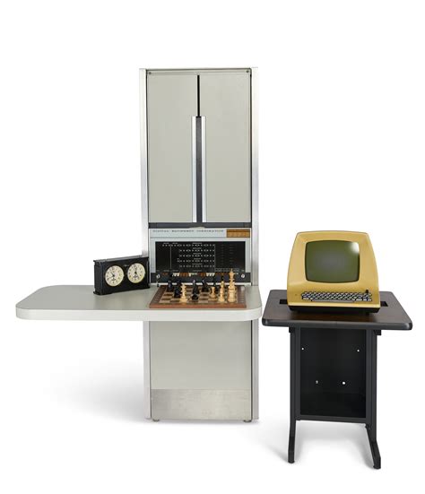 A Pdp 8 Minicomputer And Chess Set Digital Equipment Corporation 1965