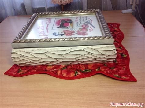 *Моя вышивка оформилась"Время шить!" Вероник Ажинер. - Вышивка и все о ...