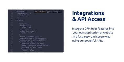 Integrations And Api Access A Comprehensive Guide Crm Boat