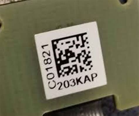 6×6mm Qr Labels High Temperature Polyimide Labels Ruilabels