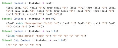 Using Data From Tables In Interactive Sessions Code Gnu Texmacs Forum
