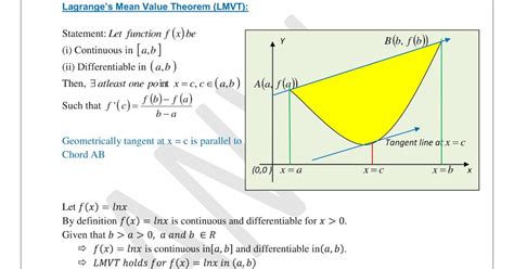 Inequality With Lagranges Mean Value Theorem Lmvt