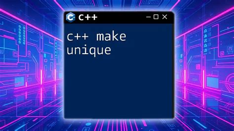 c make unique crafting unique elements with ease