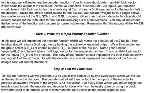In This Step We Will Implement The Decoder Function Chegg Com