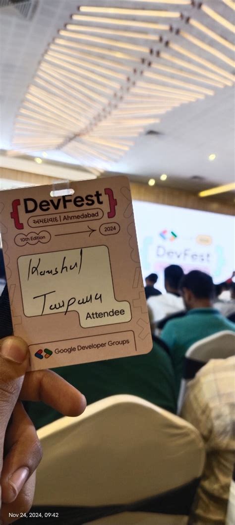 Kaushal Tarpara On Linkedin Devfestahm Gdgdevfest Ai Networking Learning Techcommunity