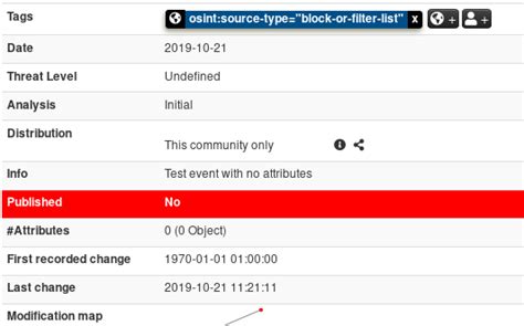 Invalid Date In First Recorded Change Issue 5345 MISP MISP GitHub