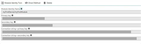 Get Started With Module Identity And Module Twins Nodejs Azure Iot