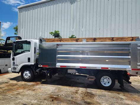 2016 Isuzu Npr Hd 14 Aluminum Dump Body Florida Trucks Dump Trucks