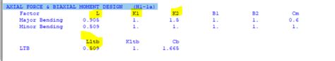 Axial Force And Biaxial Moment Design H1 1a Eng Tips