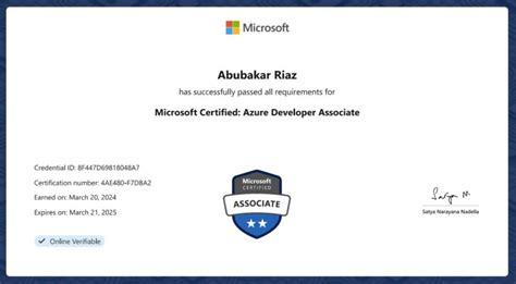 Abubakar Riaz On Linkedin Azuredeveloper Microsoftcertified Az204