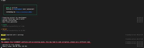 Javascript License Conflicts In Nuxt Stack Overflow