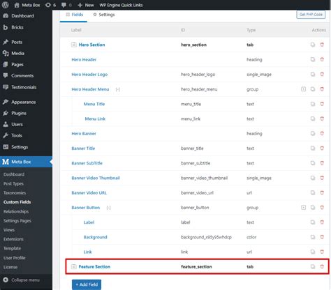 creating dynamic landing page in wordpress meta box bricks meta