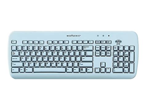 Medigenic Essential Keyboard Usb Qwerty Us Light Blue Odp Business