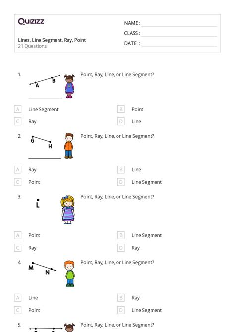 50 Lines Worksheets For 3rd Class On Quizizz Free Printable
