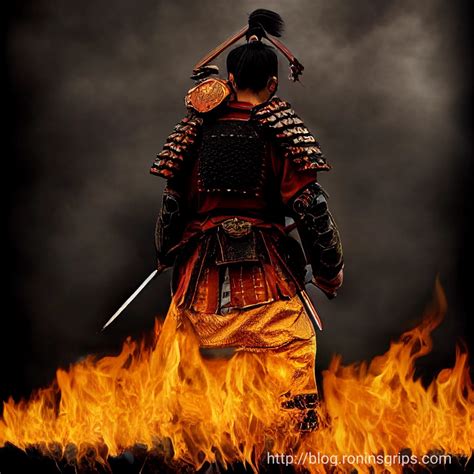 Erikas Artwork The Samurai Of Flame Ronins Grips