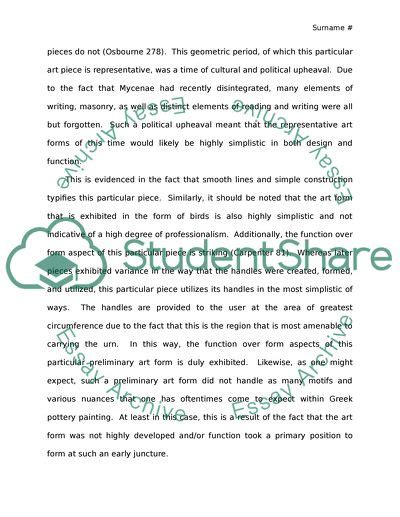 Visual Analysis Paper Essay Example Topics And Well Written Essays 1250 Words