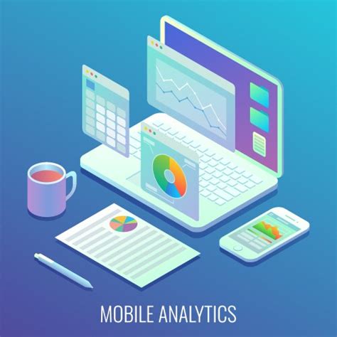 Isometric Gadgets Mock Up Set Realistic Laptop Vector Image