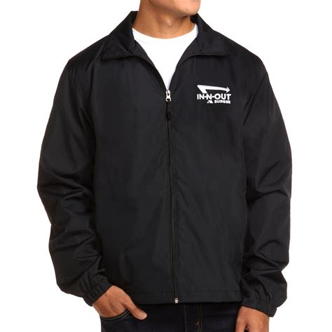 Zip Up Windbreaker In N Out Burger Company Store