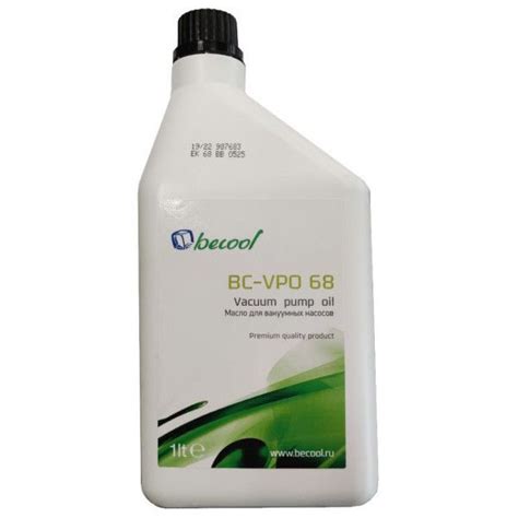 BECOOL Масло для вакуумных насосов BC-VPO 68, 1 л - купить по выгодной ...