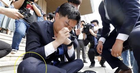 실신한 장경태 무릎보호대 착용 “절대 아냐 법적 대응”