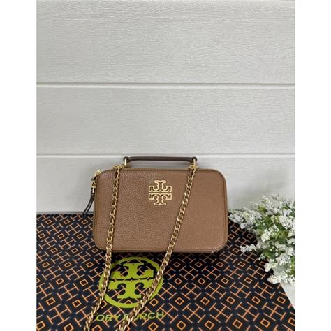 Tory Burch Britten Small Britten Top Handle Case 84710 Shopee Thailand