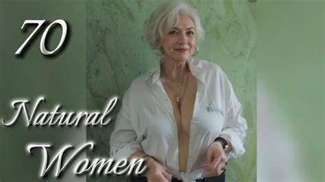 Natural Older Women Over 70 Dress Attractively And Look Elegant And